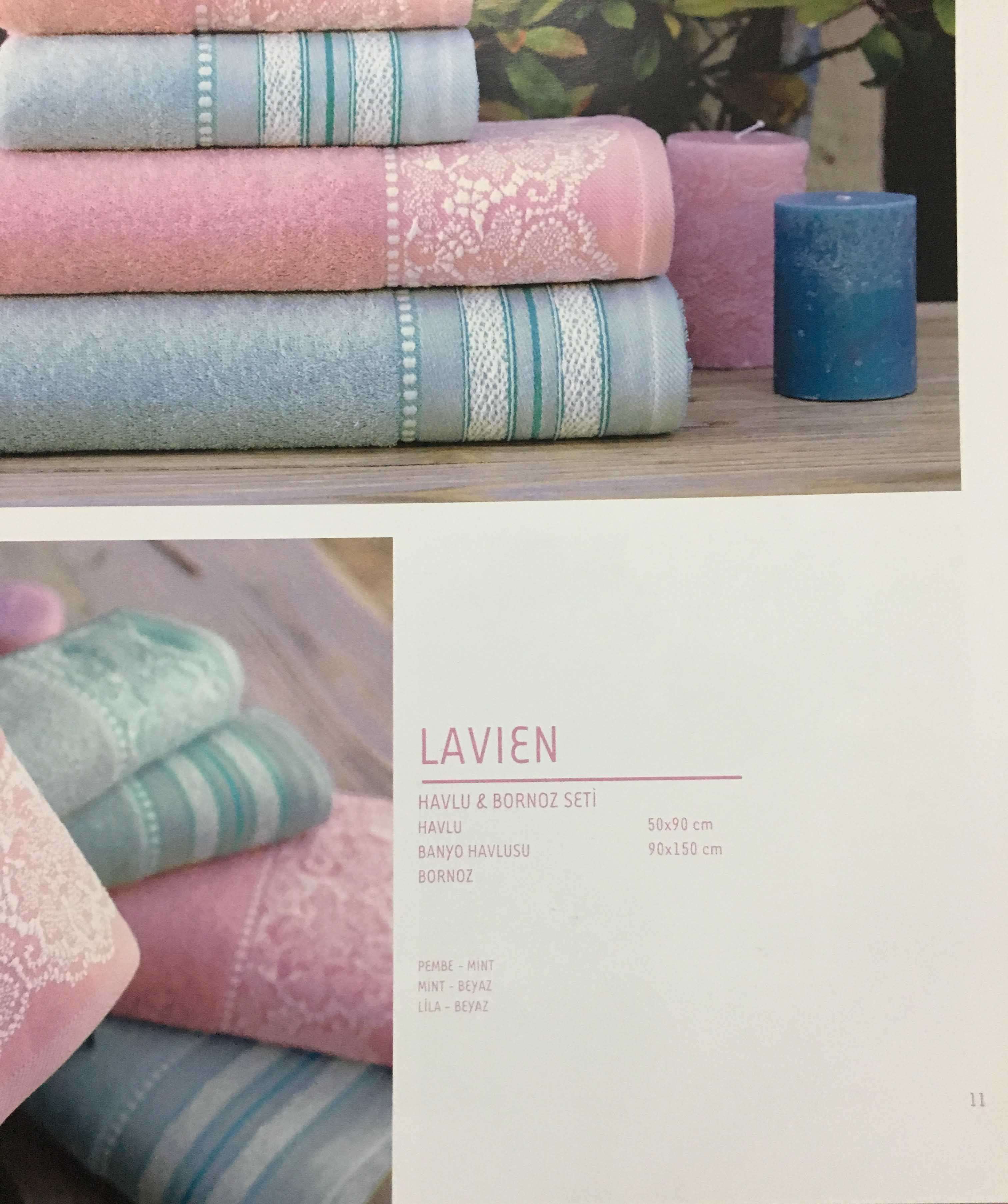 Balım Tekstil - LAVIEN HAVLU & BORNOZ SETİ